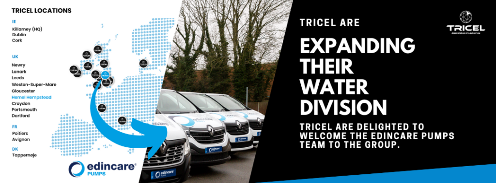 Tricel Acquires Edincare Pumps, Expanding its Water Division